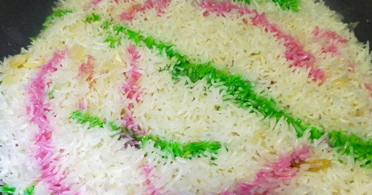 3 color sweet rice Recipe by Ssmf Farhan - Cookpad