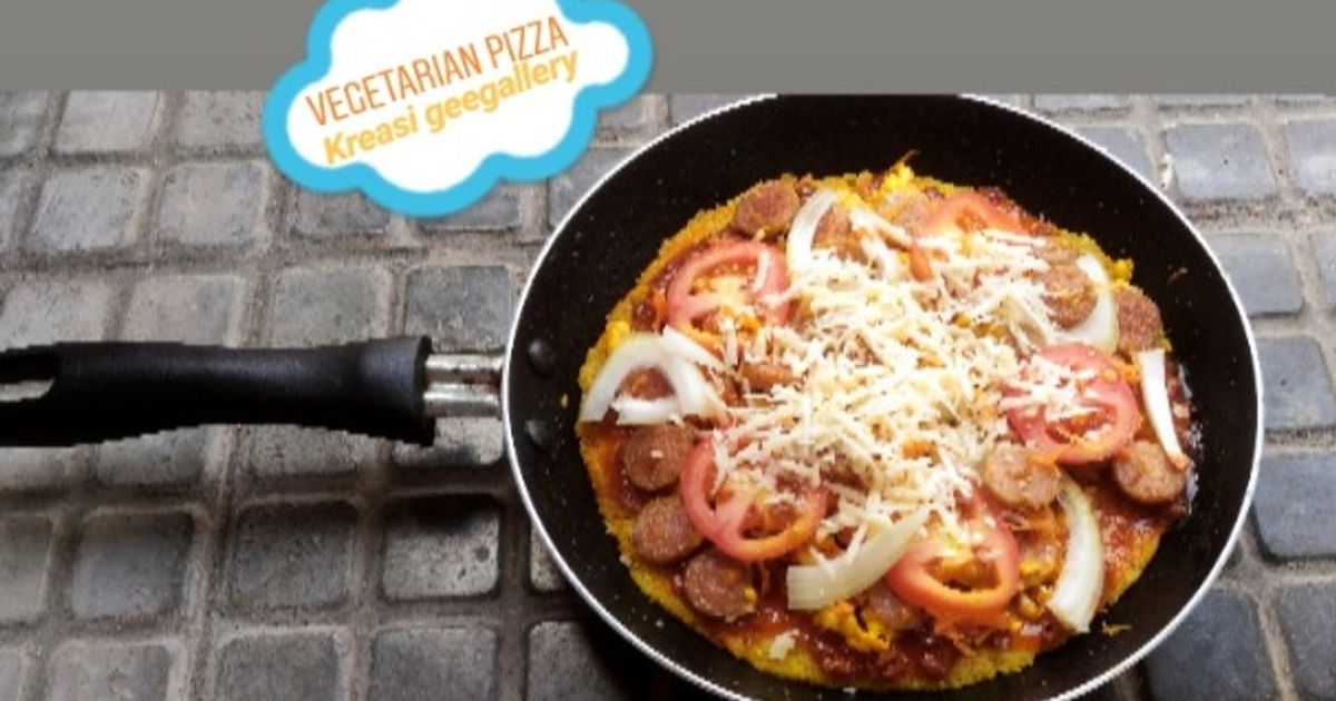 Resep 128. Vegetarian Pizza oleh Kreasi GeeGallery - Cookpad