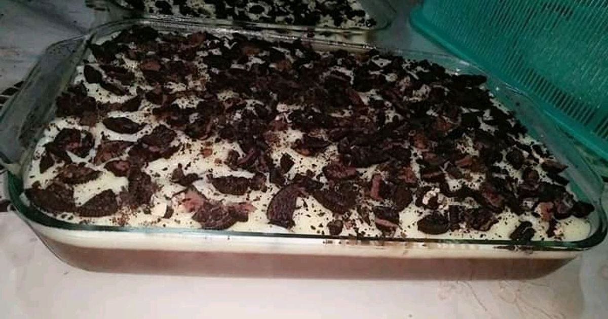 Resep Puding Coklat With Topping Milky Fla And Oreo Peanut Butter ...