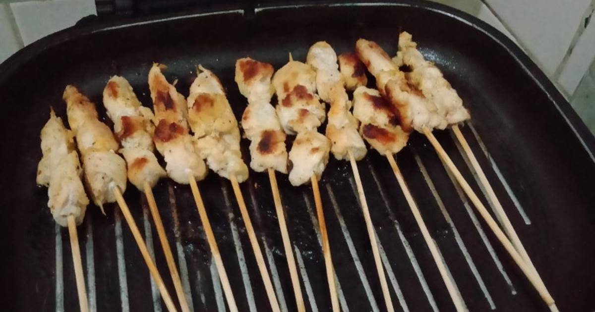 Resep Menu Diet Sate ayam Teflon oleh Dapurdinar - Cookpad