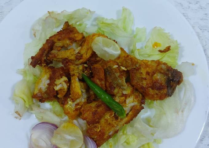 Chatpaty Spicy boneless fish fry Recipe by Nargis shaikh Shaukat - Cookpad