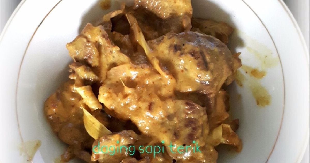 Resep Daging Terik Sapi Simpel Ala (N.Inten) oleh Nurul Inten A - Cookpad