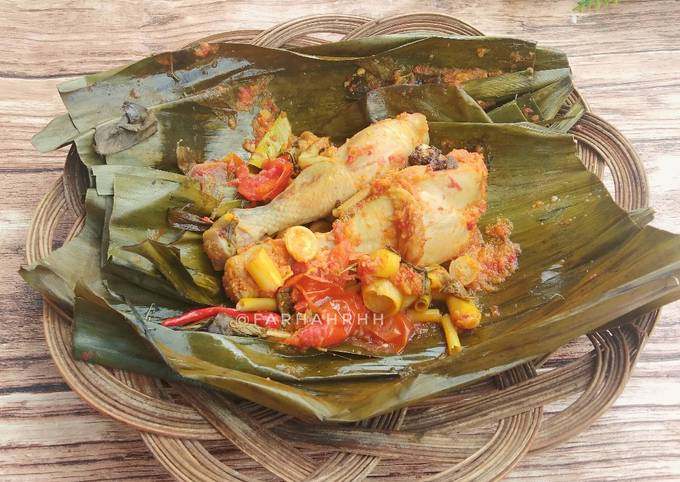 Resep Pepes Ayam Kemangi oleh Farhah - Cookpad