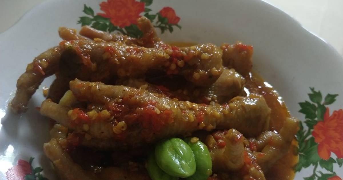 Resep Ceker mercon homemade oleh Wike Puput Agustina - Cookpad