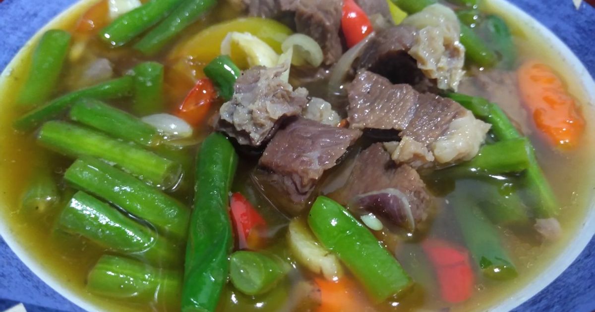 Resep Asem Asem Daging Sapi Buncis oleh Vivin Sugiana~LOVIS CAKE - Cookpad