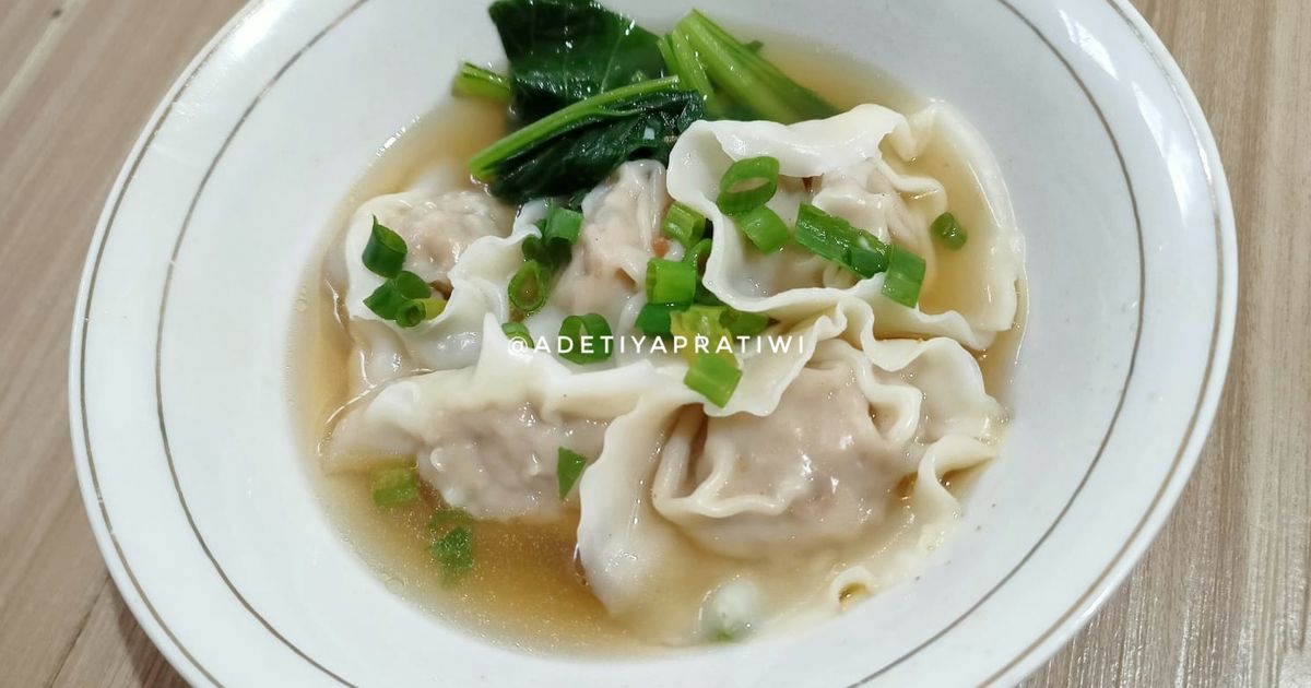 Resep Wonton Soup oleh Mama Baim - Cookpad