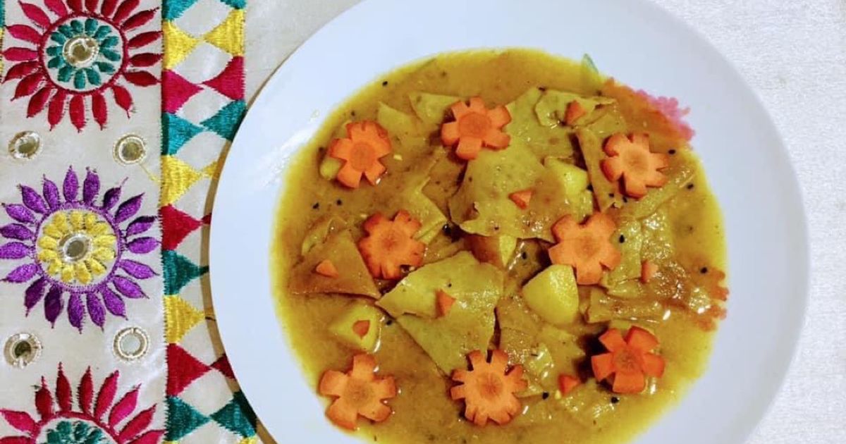 Bengali Style Papad Er Dalna Recipe by Sudipa Gope - Cookpad