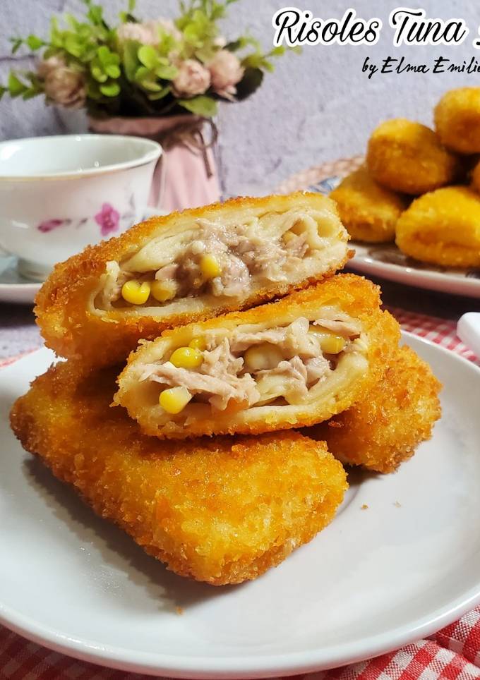 Resep Risoles Tuna Mayo (Frozen food) oleh Elma Emilia - Cookpad