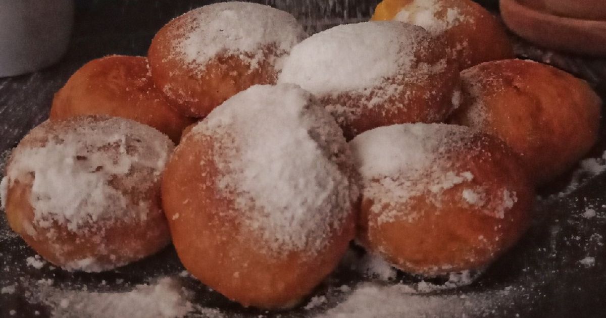 Resep Bomboloni Waluh Isi Custard Waluh oleh Indah Mei - Cookpad