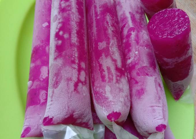 Resep Es Mambo Buah Naga Sirsak oleh Mama Kafa - Cookpad