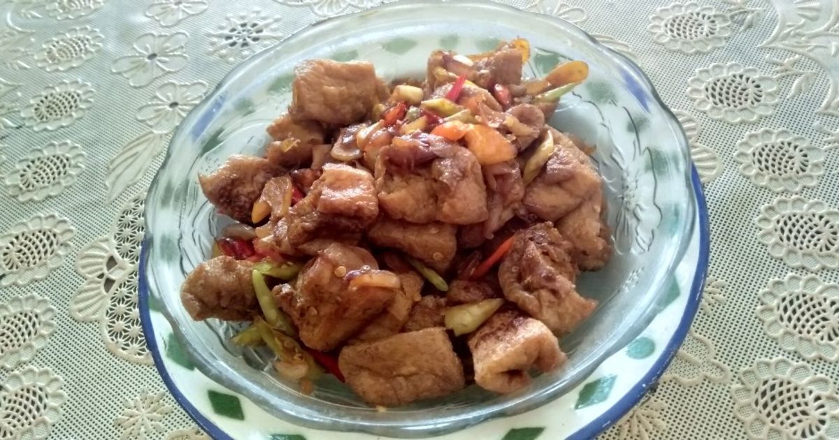 Resep oseng2 tahu matang rumahan enak dan mudah - Cookpad