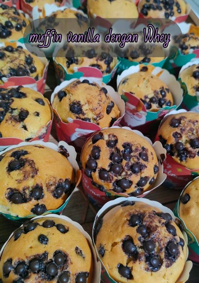Resep Muffin vanilla dengan Whey oleh Erni Apriana - Cookpad