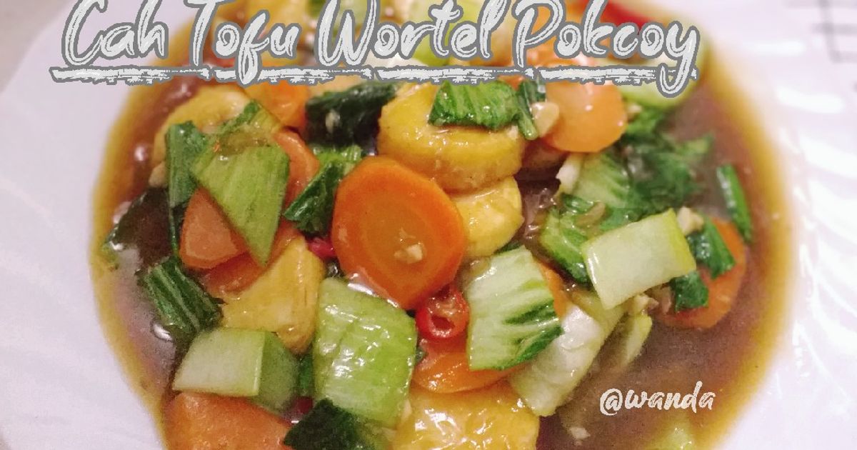Resep pakcoy garlic wortel rumahan enak dan mudah - Cookpad