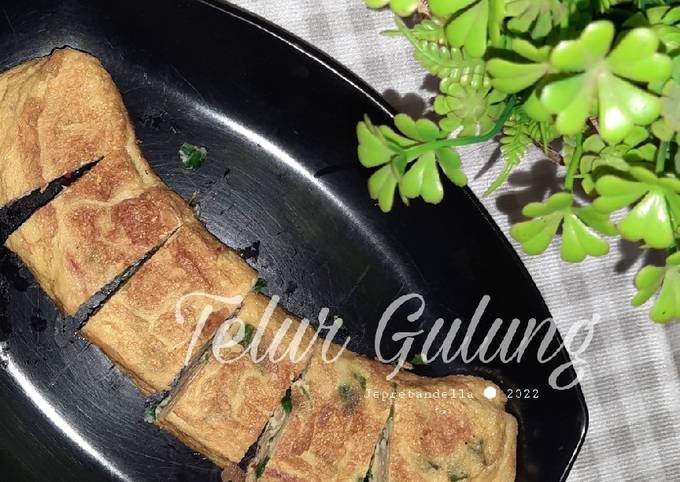 Resep Telur Dadar Gulung oleh dellaonline - Cookpad