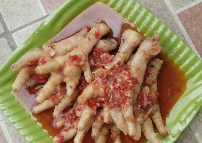 Resep Ceker Ayam Saus Tiram Oleh Mayya Sholeh Cookpad