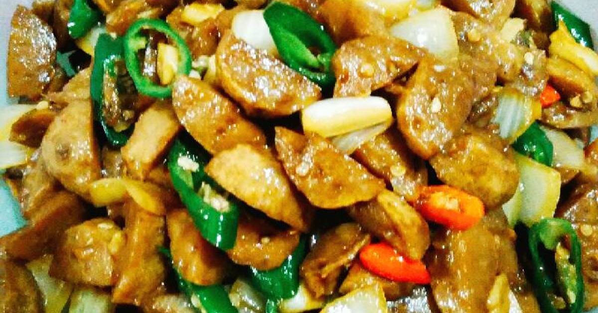 Resep Bakso kecap cabai hijau oleh maria crishtabella - Cookpad