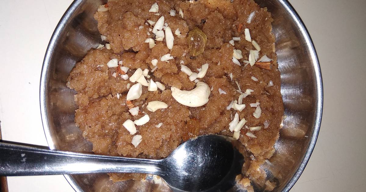 Wheat flour halwa Recipe by Bhumika Modi - Cookpad