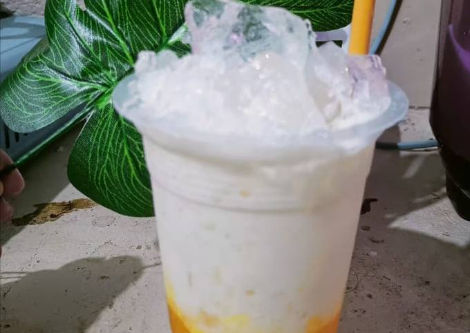 Resep Es Jomblo (Nutrisari Susu) oleh Dwy Nor Hidayah - Cookpad