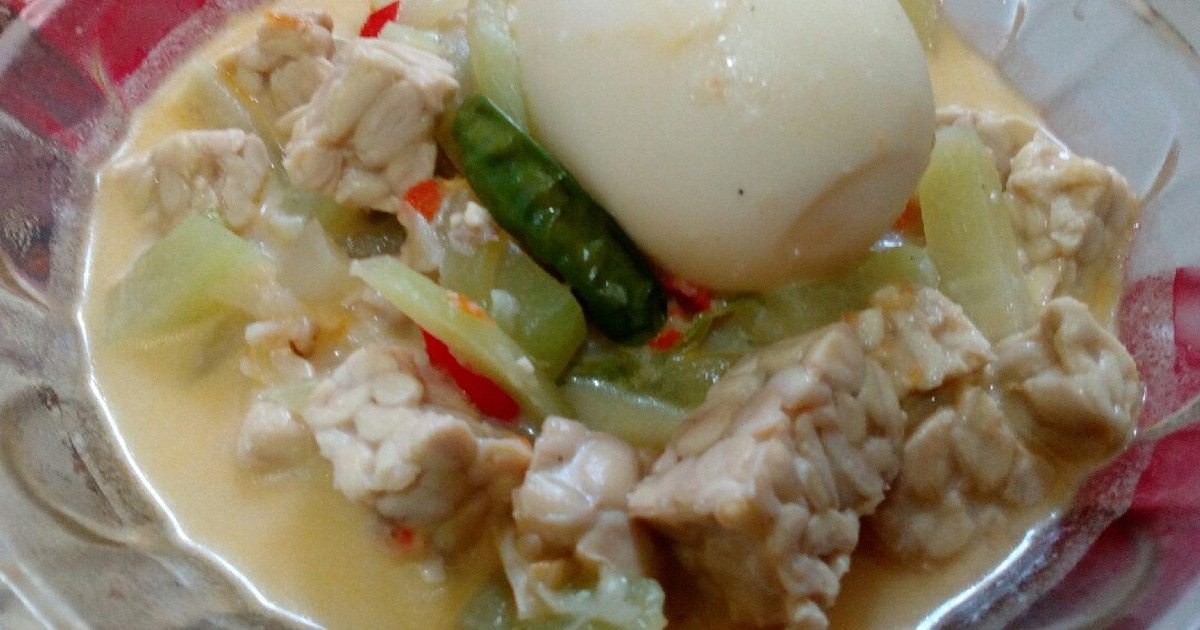 Resep Lodeh Manisa (Labu Siam) Dan Tempe oleh Rachma Linda - Cookpad