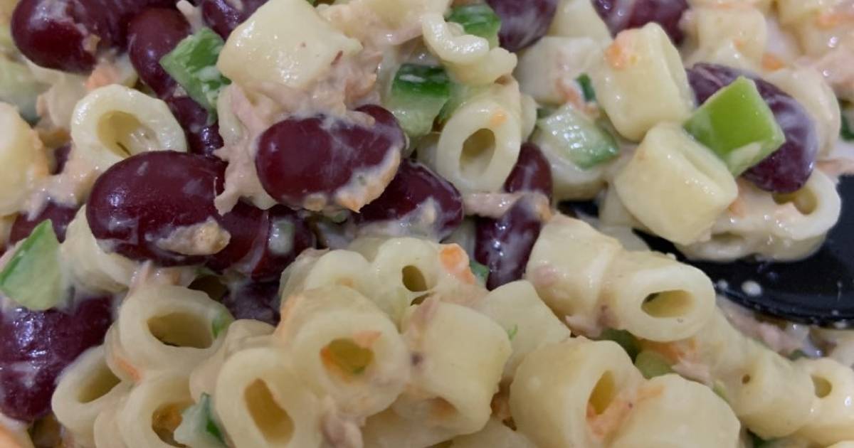 طريقة عمل سلطة المكرونة على اصولها بطريقة سهلة وسريعة من toofi - كوكباد