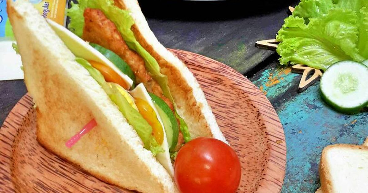 Resep Sandwich Tempe Keju Slice Kraft oleh Alexandria Keny - Cookpad