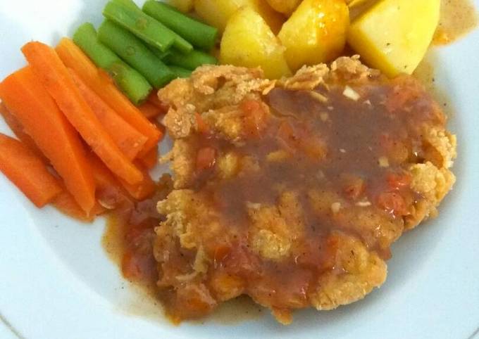 Resep Crispy beef steak oleh Fadilah Desy AF - Cookpad