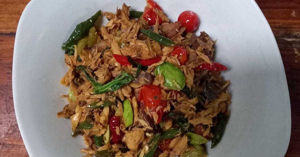 Resep Tumis Ikan Pindang Tongkol Suwir oleh 🌱Bunda Zaza - Cookpad