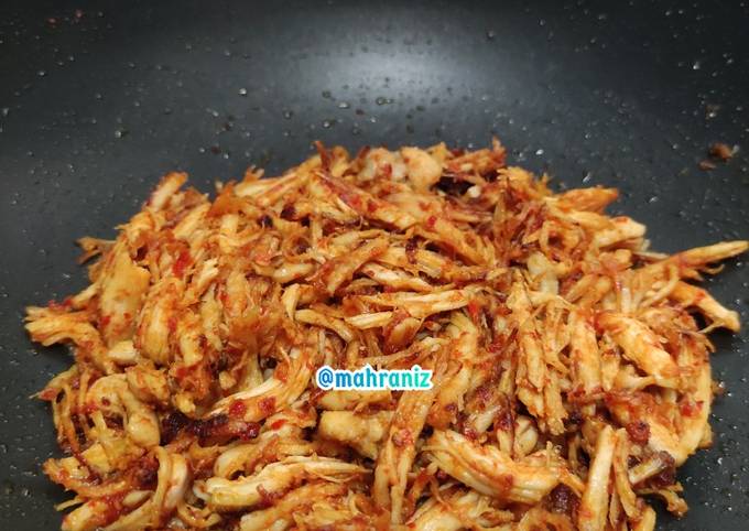 Resep Ayam suwir balado simple oleh Rani - Cookpad
