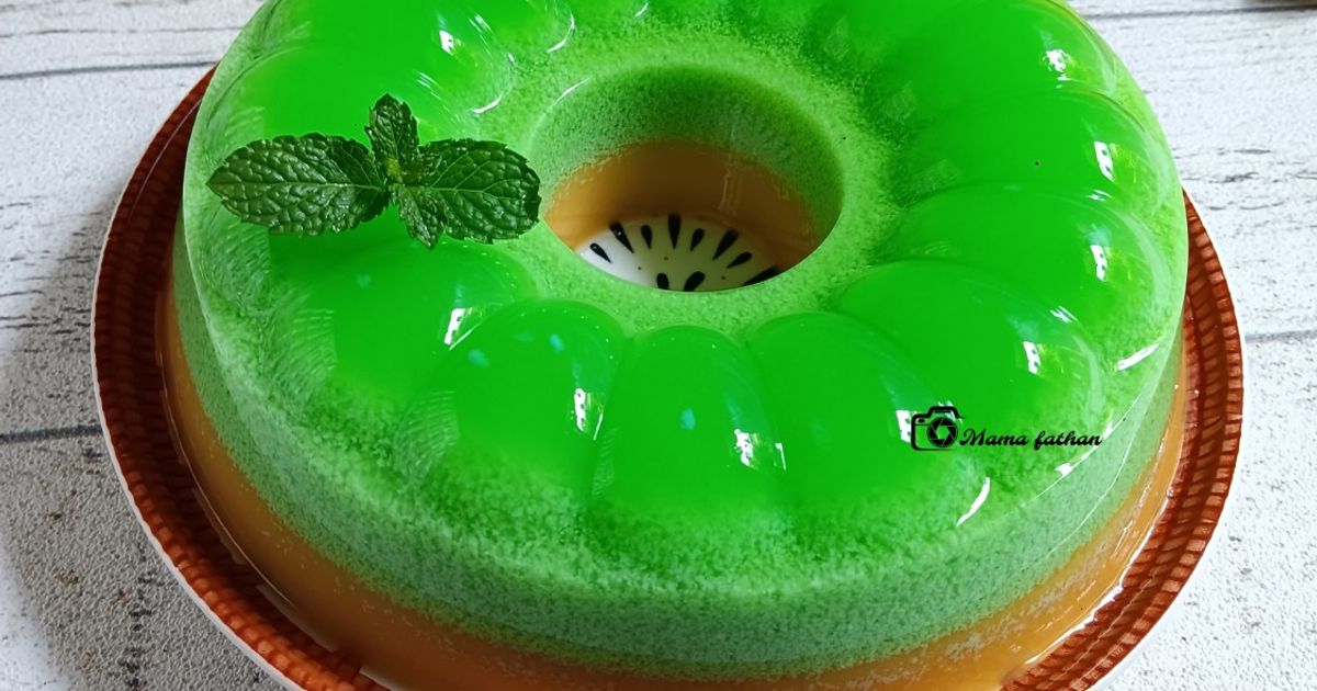 Resep pudding lumut mangga rumahan enak dan mudah - Cookpad