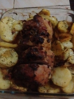 Peceto Al Horno Con Papas Saborizadas Receta de Celeste Avila