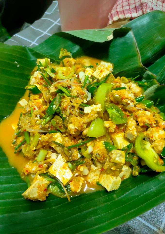 Resep Botok Tahu,Tempe,Teri nasi oleh Rieagustina - Cookpad