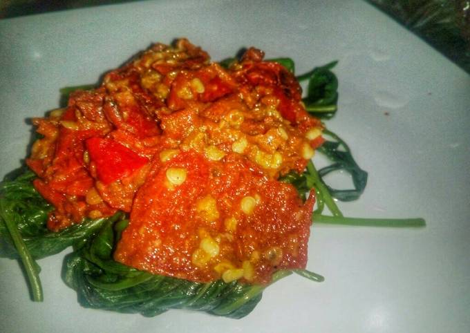 Resep Sambal plecing kangkung oleh Saluna Mahira - Cookpad