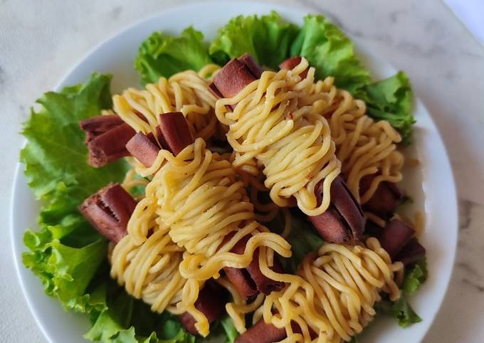 Resep Sosis gulung mie oleh AzizahPrantoro - Cookpad