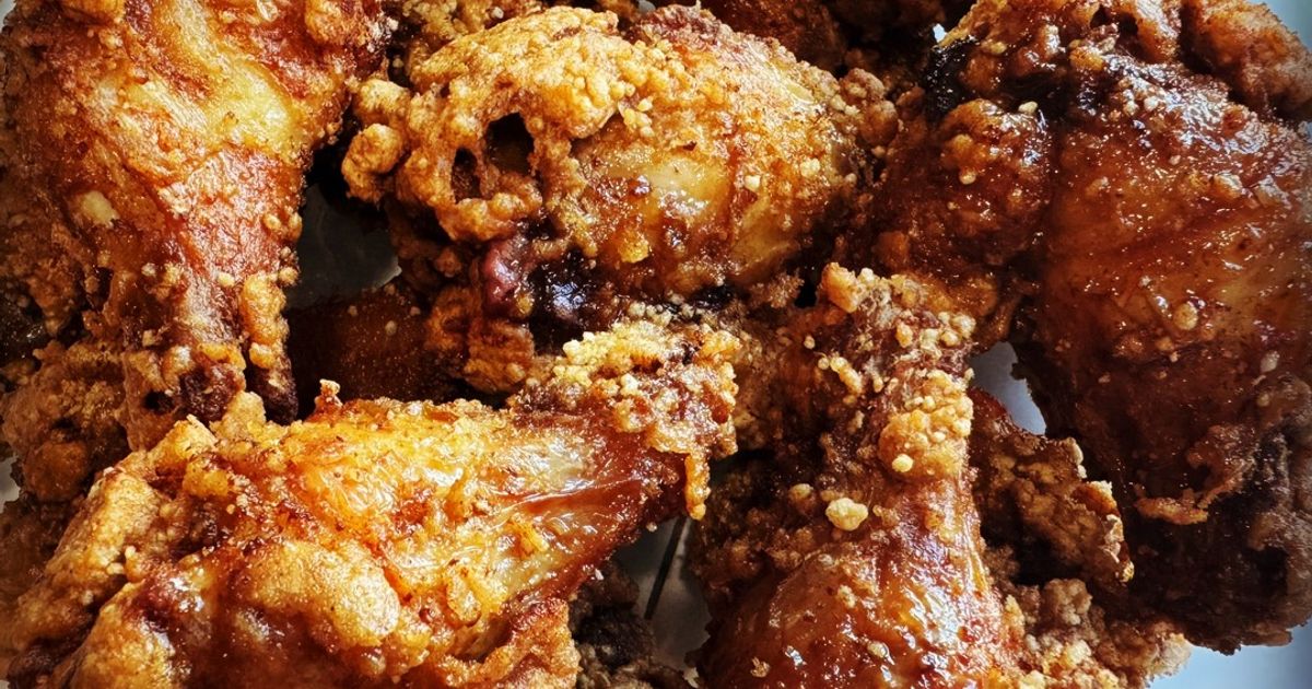 Taiwanese Crispy Garlic Chicken Wings Recipe By Minda