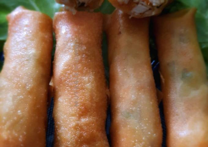 Resep Spring Roll Ayam+Sayuran oleh Mutabikh Uwmi (مطبخ اومي) - Cookpad