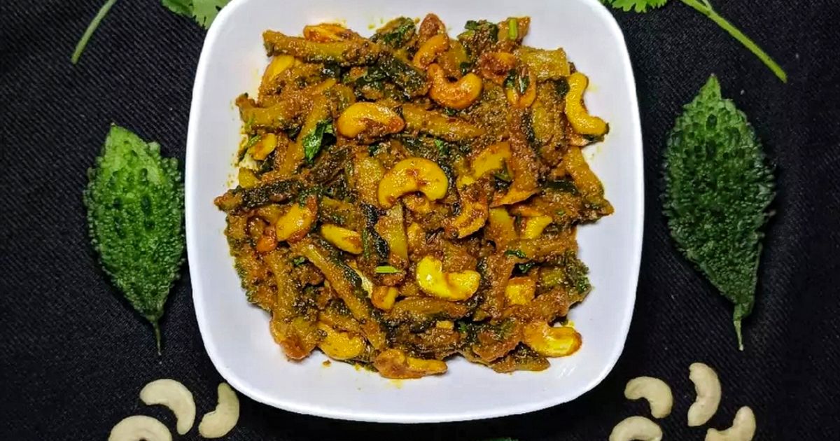 Kaju Karela Sabji Recipe by Mamta Pandya - Cookpad