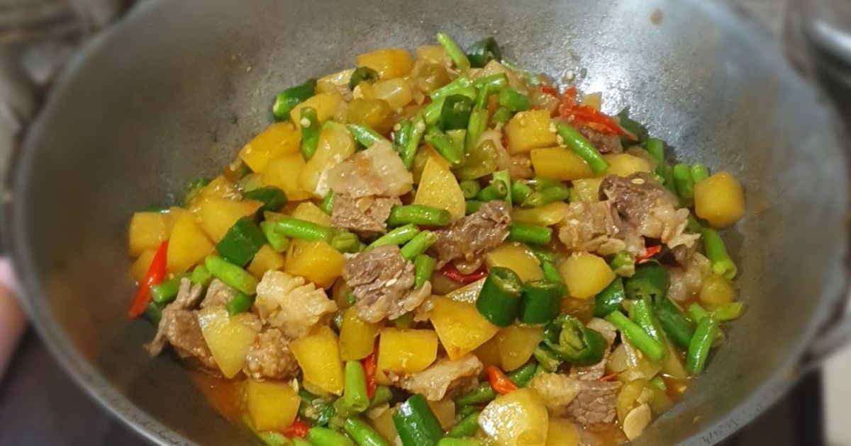 Resep Asem2 Belimbing Wuluh Daging Buncis Kentang oleh Neng-Chu-Lia ...