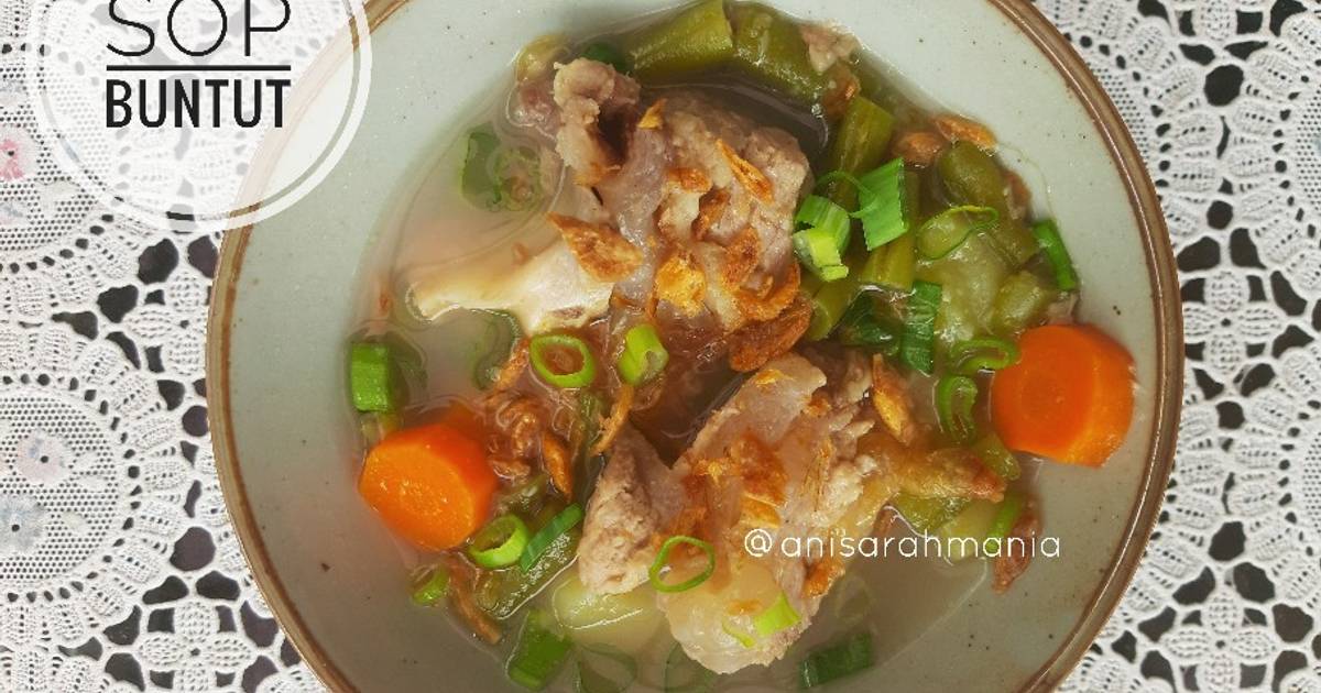 Resep Sop Buntut Sapi oleh Anisa Rahmania - Cookpad