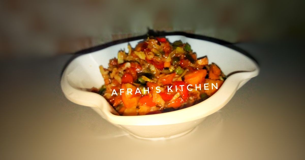 Sauce Din Kayan Lambu Da Cabbage girki daga Afrah's kitchen - Cookpad
