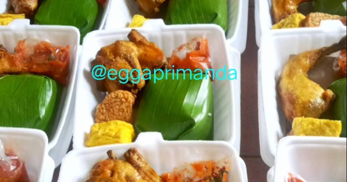 Resep Nasi timbel Ayam Goreng oleh Egga Primanda - Cookpad