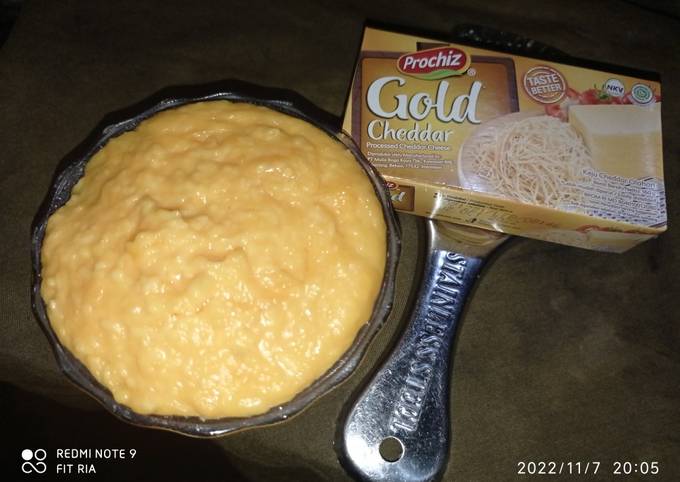 Resep Saos keju (Cheddar) home made oleh Fit Ria - Cookpad