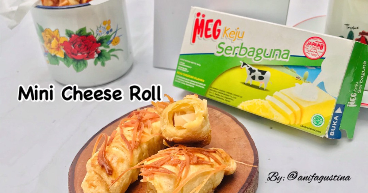 Resep Mini Cheese Roll Tanpa Korsvet oleh anif agustina - Cookpad