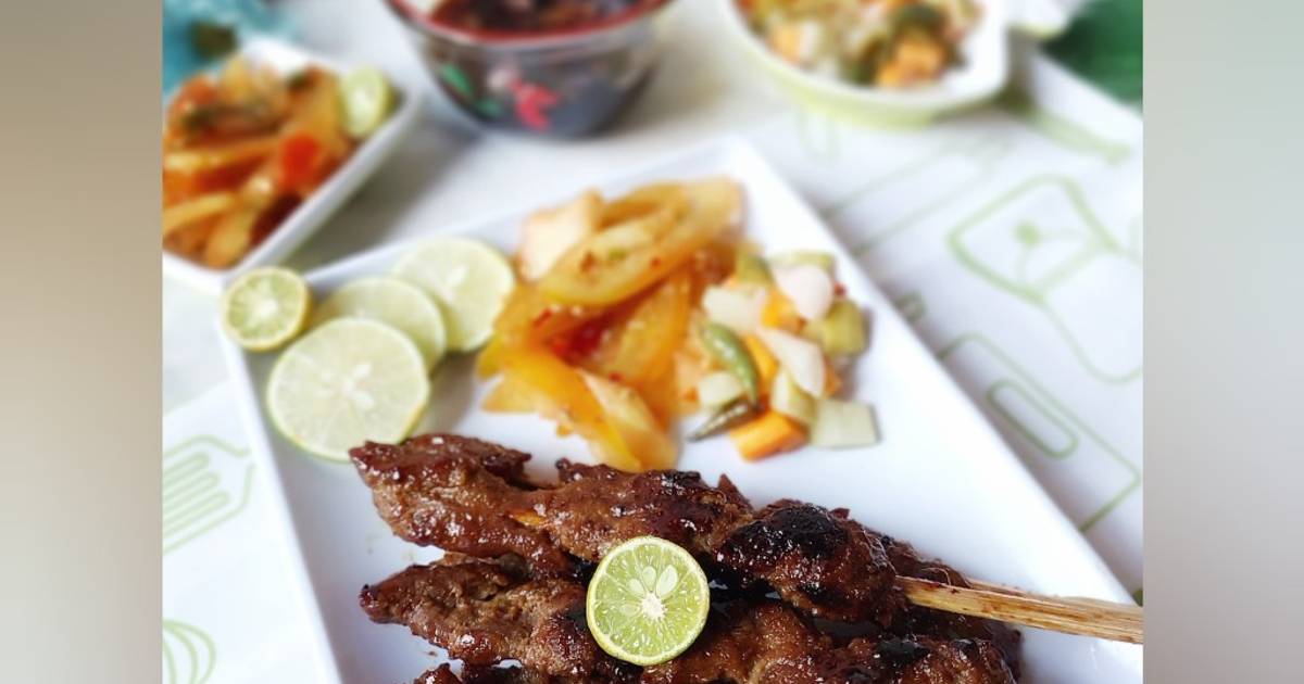 Resep Sate Maranggi Daging Sapi oleh Julie Kustianingsih - Cookpad