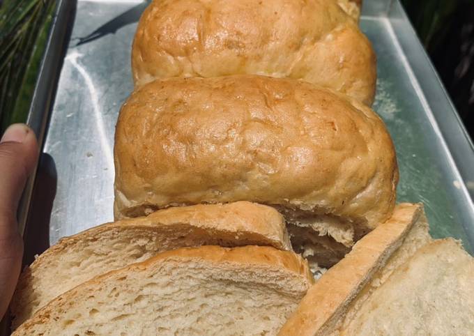 Resep Roti tawar oatmeal oven tangkring oleh cholifatul ully - Cookpad