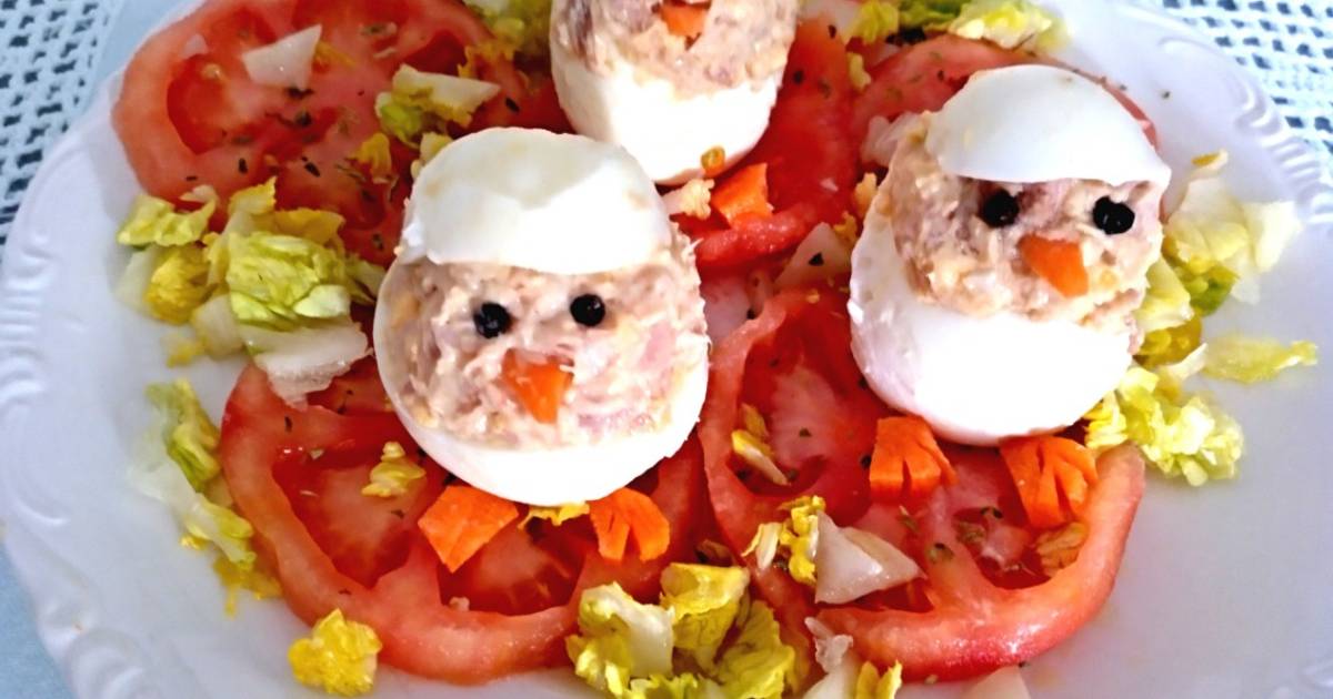 Pollitos rellenos Receta de Mari Carmen- Cookpad