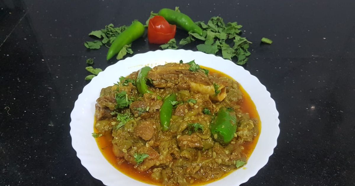 Giya Tori Gosht(sponge Gourd With Mutton) Recipe by Humaira Saleem ...