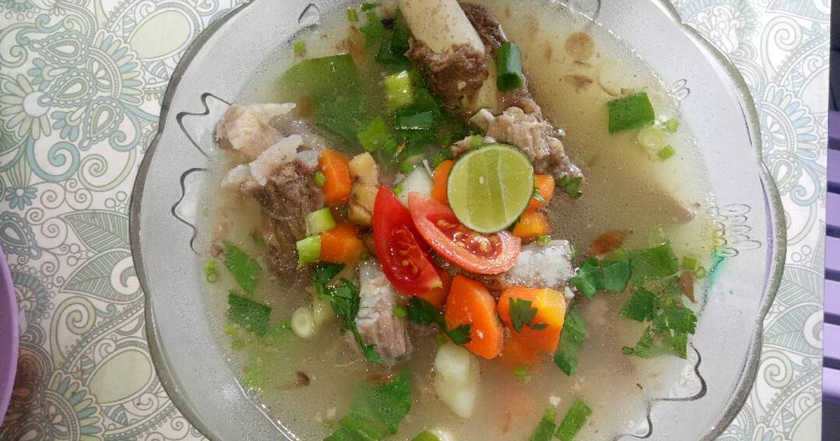 Resep Sup balungan sapi oleh Zannuba qiqi - Cookpad