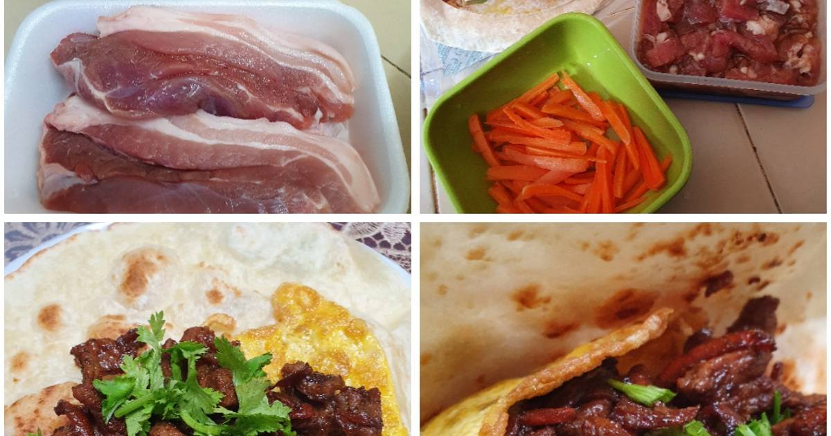 Pork Wrap Recipe by YupimPhy - Cookpad