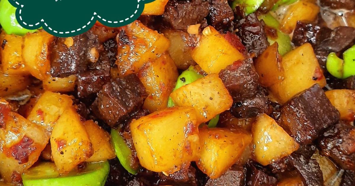 Resep Ati Sapi & Kentang Balado oleh Kairi's Kitchen - Cookpad