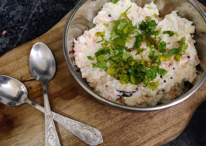 Vegetable curd rice Recipe by Rashi Jain - Cookpad